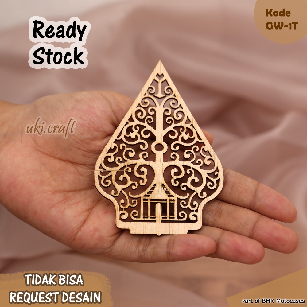 Jual Gunungan Wayang Kayu MDF Chipboard Hiasan Mahar Tulisan Gunungan ...