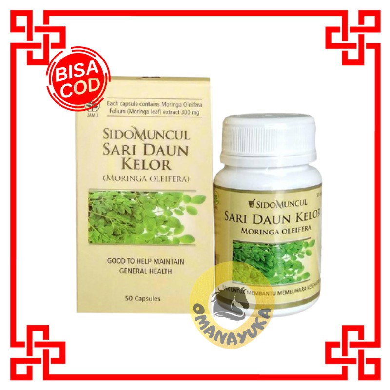 Jual Sidomuncul Sari Daun Kelor 50 kapsul | Shopee Indonesia