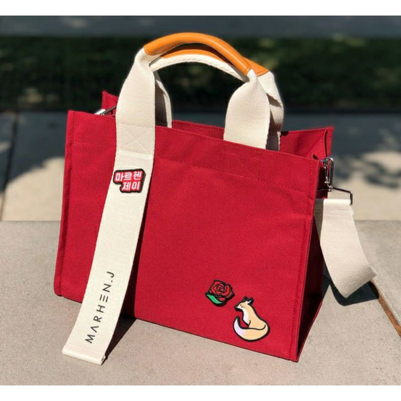 Jual Marhen J Rico Bag Jester Red ( READY&100% ORIGINAL) | Shopee Indonesia
