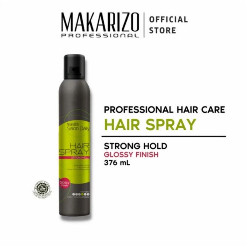 Jual MAKARIZO SALON DAILY HAIR SPRAY STRONG HOLD 376ml | Shopee Indonesia