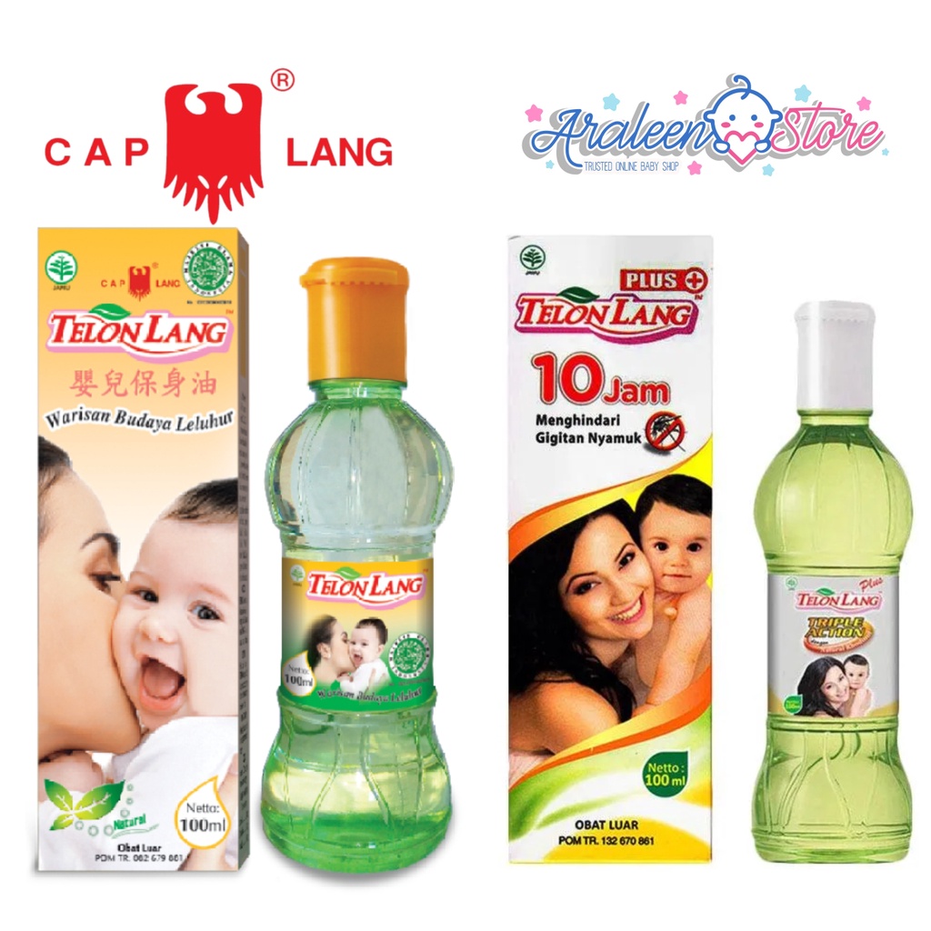 Jual CAP LANG Telon Lang dan Telon Lang Plus Telon Bayi 100 ml | Shopee Indonesia