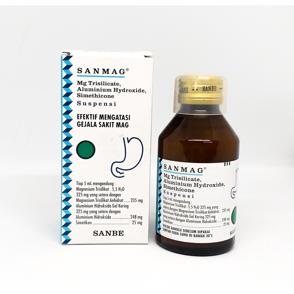 Jual SANMAG SIRUP 120 ML Asam Lambung | Saluran Cerna | Nyeri Ulu Hati ...