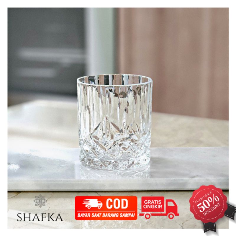 Jual Shafka Picardie Glass Gelas Kaca Aestetik Gelas Emas Gelas Elegan ...
