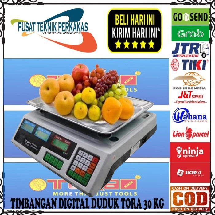 Jual TIMBANGAN DIGITAL TORA KUAT MENAHAN BEBAN 30KG ORIGINAL | Shopee ...