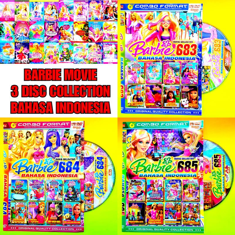 Jual KASET KOLEKSI LENGKAP FILM BARBIE BAHASA INDONESIA-FILM ANAK ...