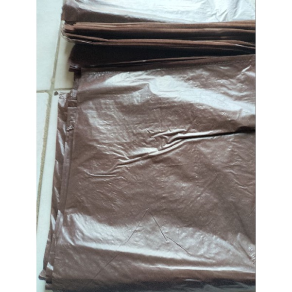 Jual Plastik Coklat 60 x 100 Isi 10 Lembar | Shopee Indonesia