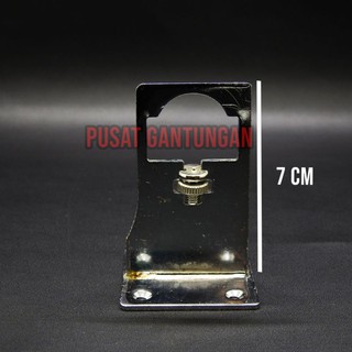 Jual Daun Bracket Tembok Multifungsi Pipa Kotak dan Bulat | Braket Chrome H7 | Shopee Indonesia