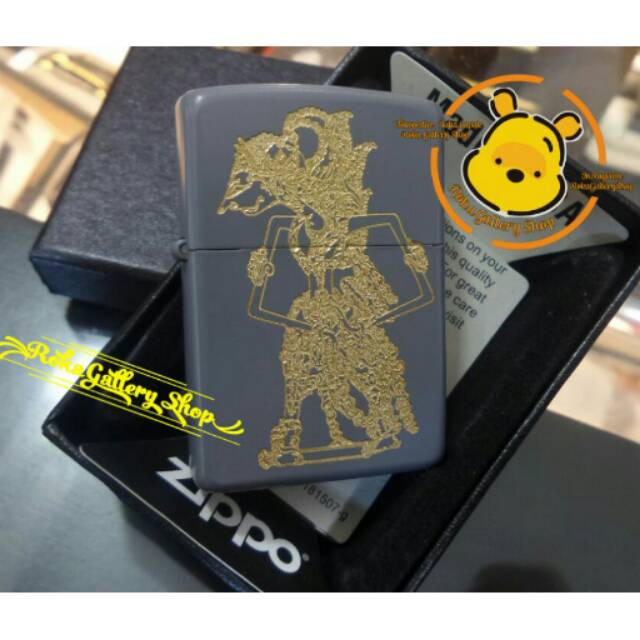 Jual Korek zippo grey matte custom grafir wayang kulit gatot kaca | Shopee Indonesia