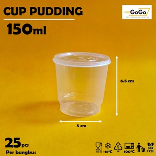 Jual Tempat Pudding Plastik / Cup Pudding 150 ml | Shopee Indonesia