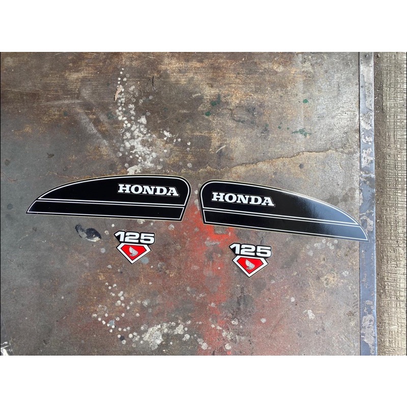 Jual Sticker Honda Cb 125 100 Dilan Hitam Premium Indonesia|Shopee ...