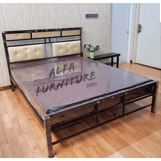 Jual Ranjang Single Modern Minimalis Ukuran Kasur 180x200 Cm | Shopee ...