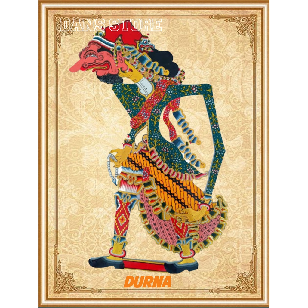 Jual Poster Wayang Kulit Durna Hiasan Dinding Sebagai Pajangan atau ...