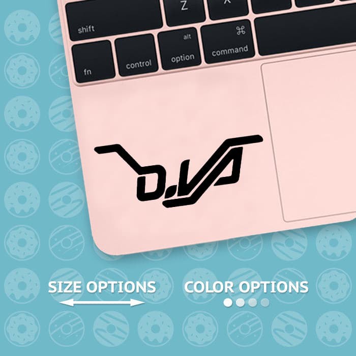 Jual Stiker Decal Laptop Sticker Video Game Overwatch D.Va Logo DVA ...