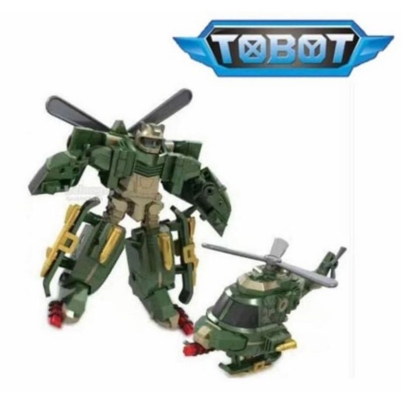 Jual Robot Toobot Apache Hijau / Robot Toobot Transformer Helicopter ...