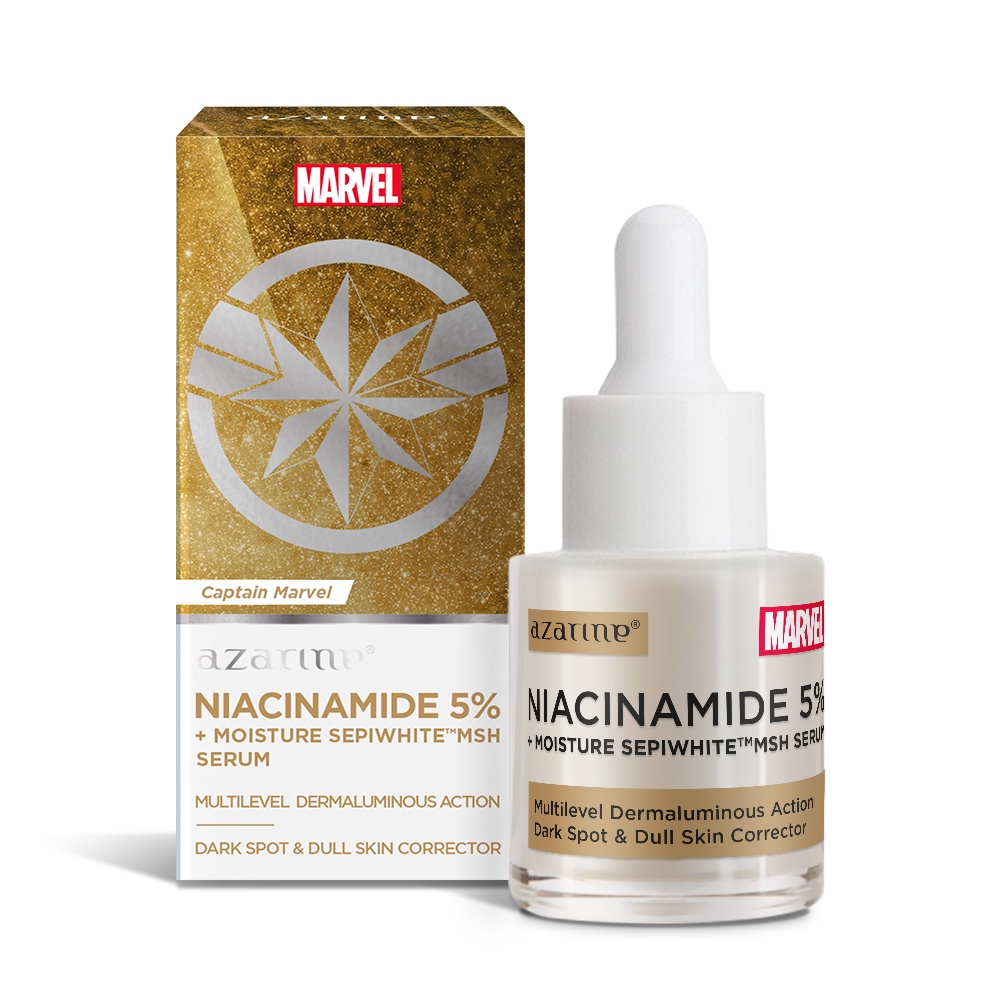 Jual Azarine Marvel Niacinamide 5% + Moisture Sepiwhite Serum 20ml ...