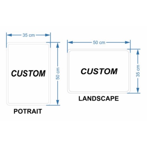 Jual Rambu Custom Ukuran 35cm x 50cm Plat Alumunium | Shopee Indonesia