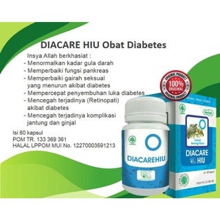 Jual HIU DIACARE Hiu (60 Kapsul) Obat Diabetes Ampuh Perbaikan ...