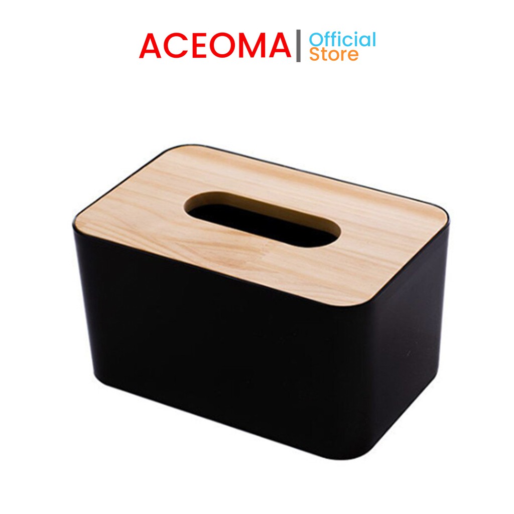 Jual Kotak Tisu Kayu Minimalis Kotak Tissue Gulung Kayu Hitam Ruang ...