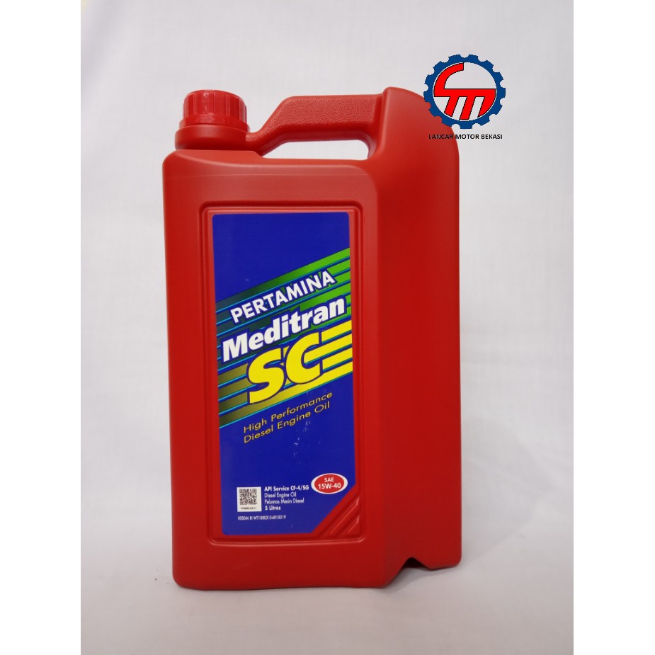 Jual Oli Diesel Pertamina Meditran SC SAE 15W-40 5 Liter Asli Original ...