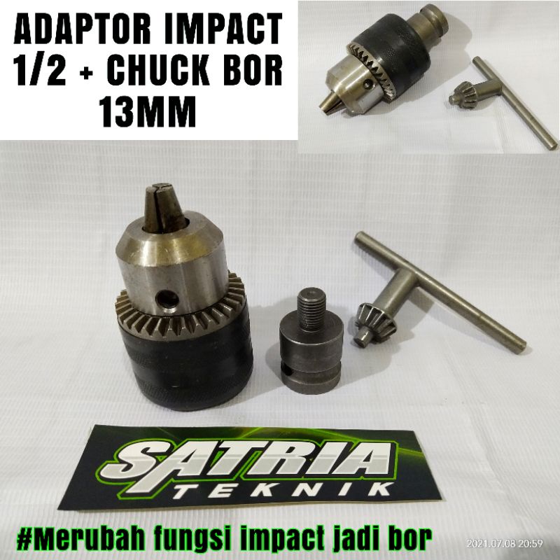 Jual ADAPTOR IMPACT WRENCH 1/2 KE KEPALA BOR 13MM | Shopee Indonesia