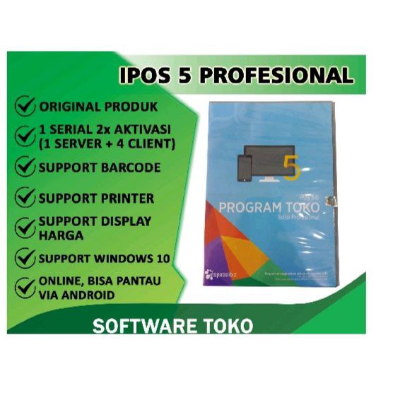 Jual PROGRAM TOKO IPOS 5.0 PROFESIONAL EDITION | Shopee Indonesia