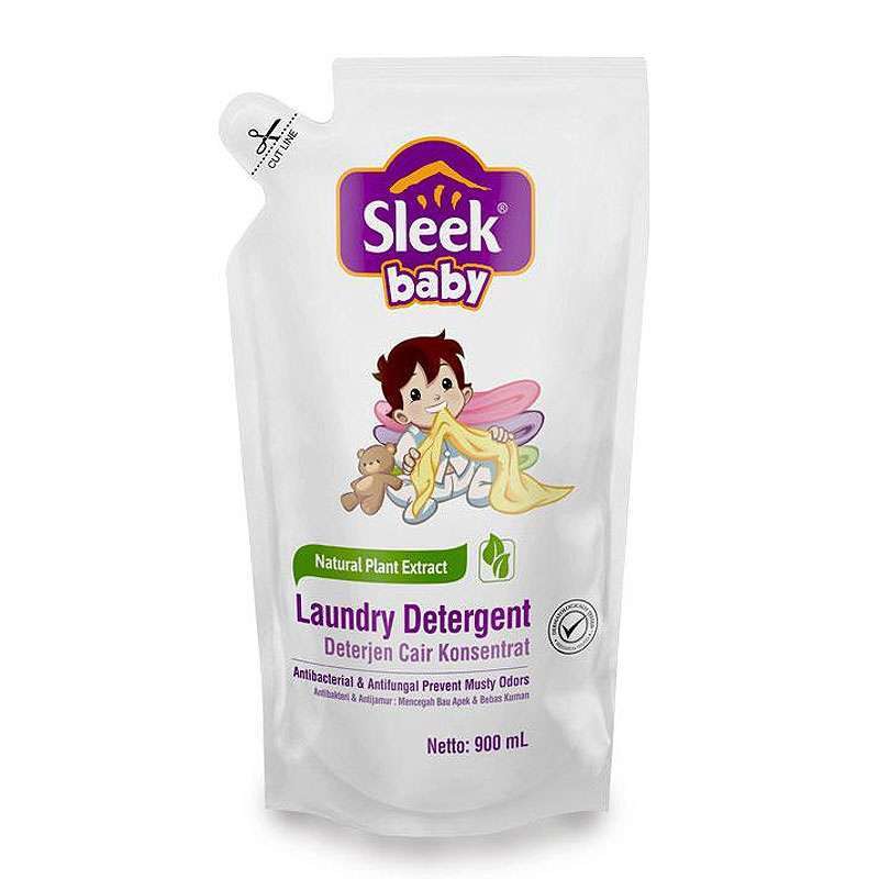 Jual SLEEK BABY LAUNDRY DETERGENT REFILL 900ML | Shopee Indonesia