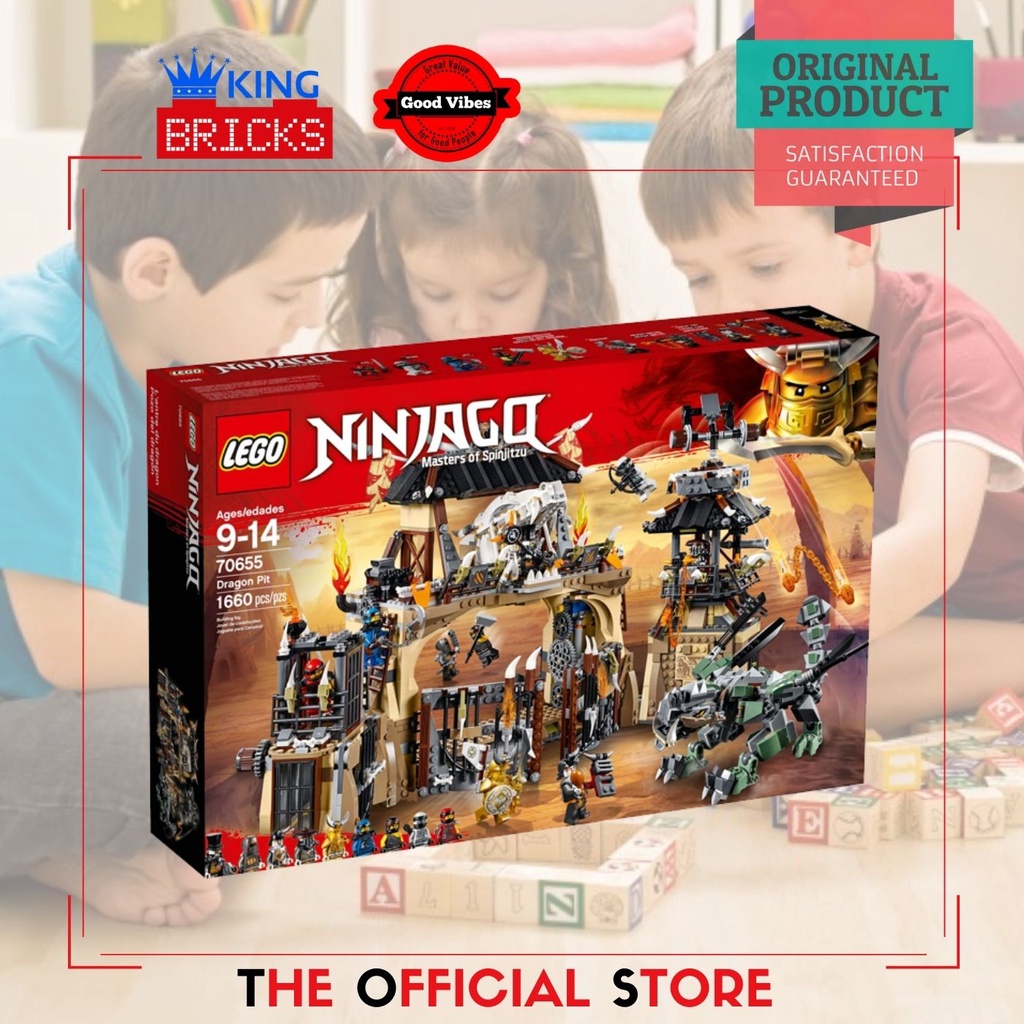 Jual LEGO Original NINJAGO 70655 Dragon Pit - Mainan Anak Ninja Lego ...