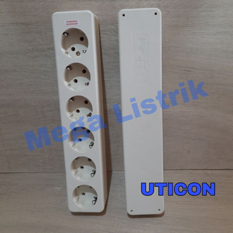Jual Stop kontak Uticon 6 lobang | Shopee Indonesia
