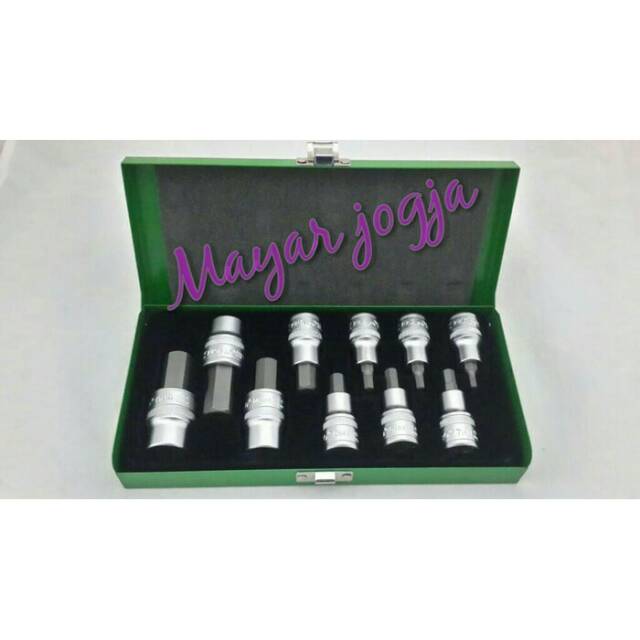 Jual Tekiro Hex Bit Socket Set 11 Pcs | Shopee Indonesia
