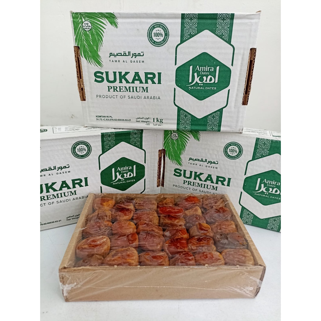 Jual Kurma Sukary Sukari Amira 1 kg Grade A - Kurma Amira dates saudi ...