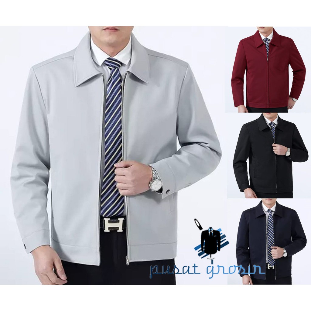 Jual JAKET JAS SEMI FORMAL CASUAL BIG SIZE /JAKET KANTOR JAKET KERJA ...