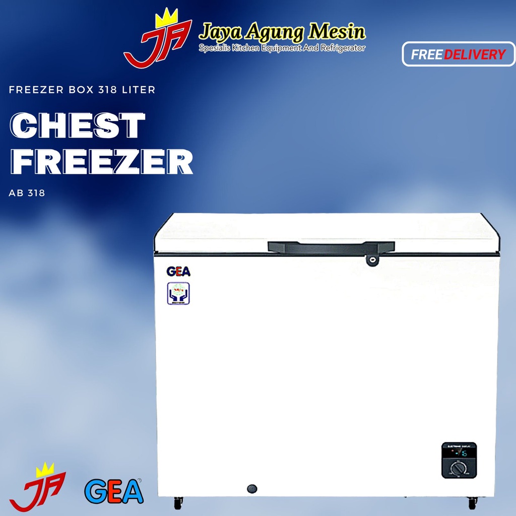 Jual Chest Freezer GEA AB-318R/AB 318 R Freezer Daging 318 Liter ...