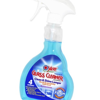 Jual Yuri Glass Cleaner Fresh Blue Spray Botol 500 mL | Shopee Indonesia