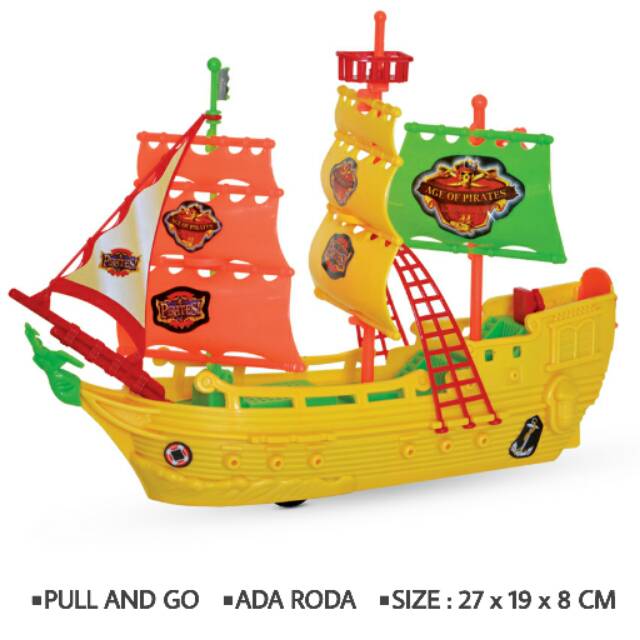 Jual Kapal mainan perahu pirates atau mainan kapal kapalan | Shopee ...