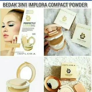 Jual BEDAK 3IN1 IMPLORA COMPACT POWDER / BEDAK FOUNDATION | Shopee ...