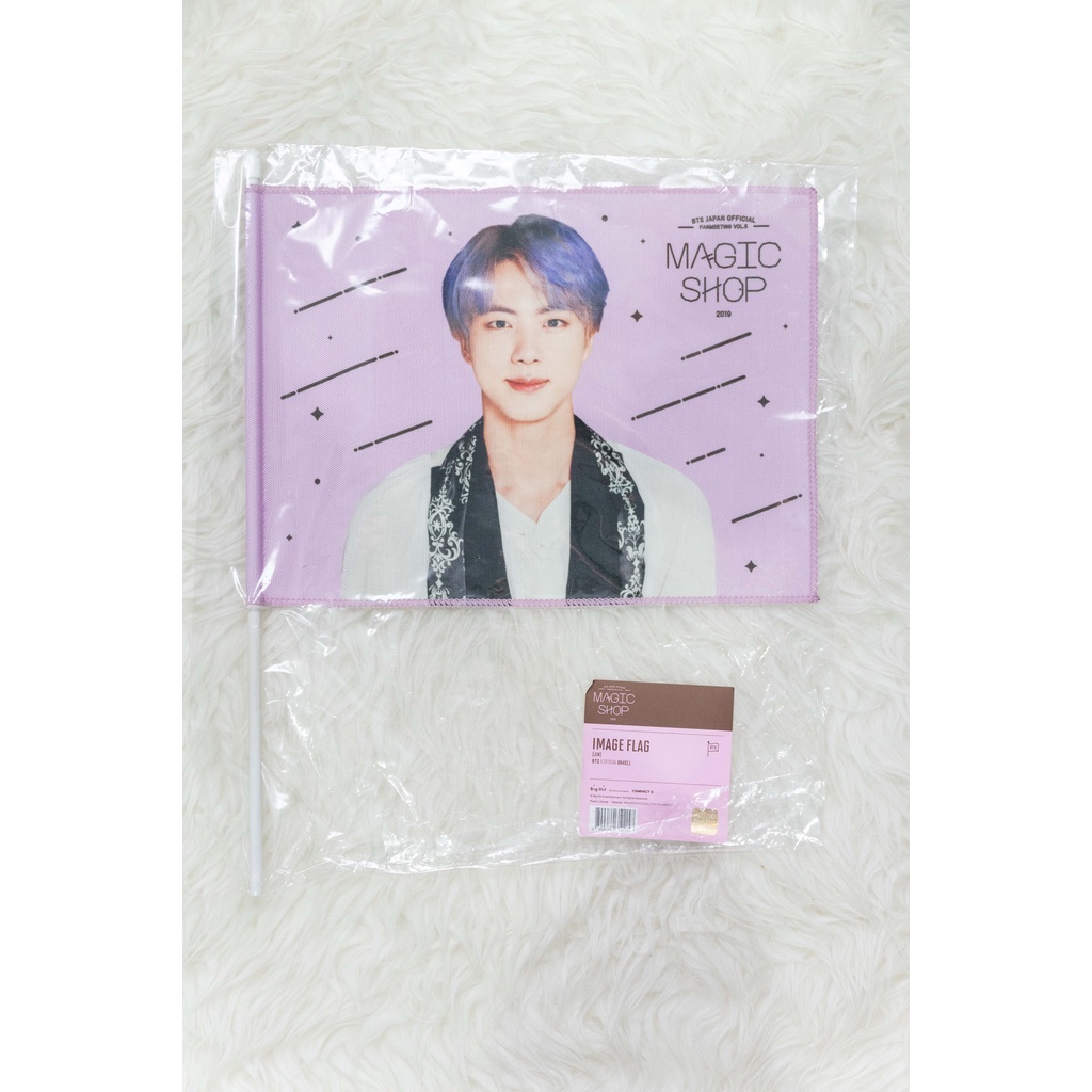 Jual BTS Magic Shop 2019 JIN Image Flag Official Merchandise | Shopee ...