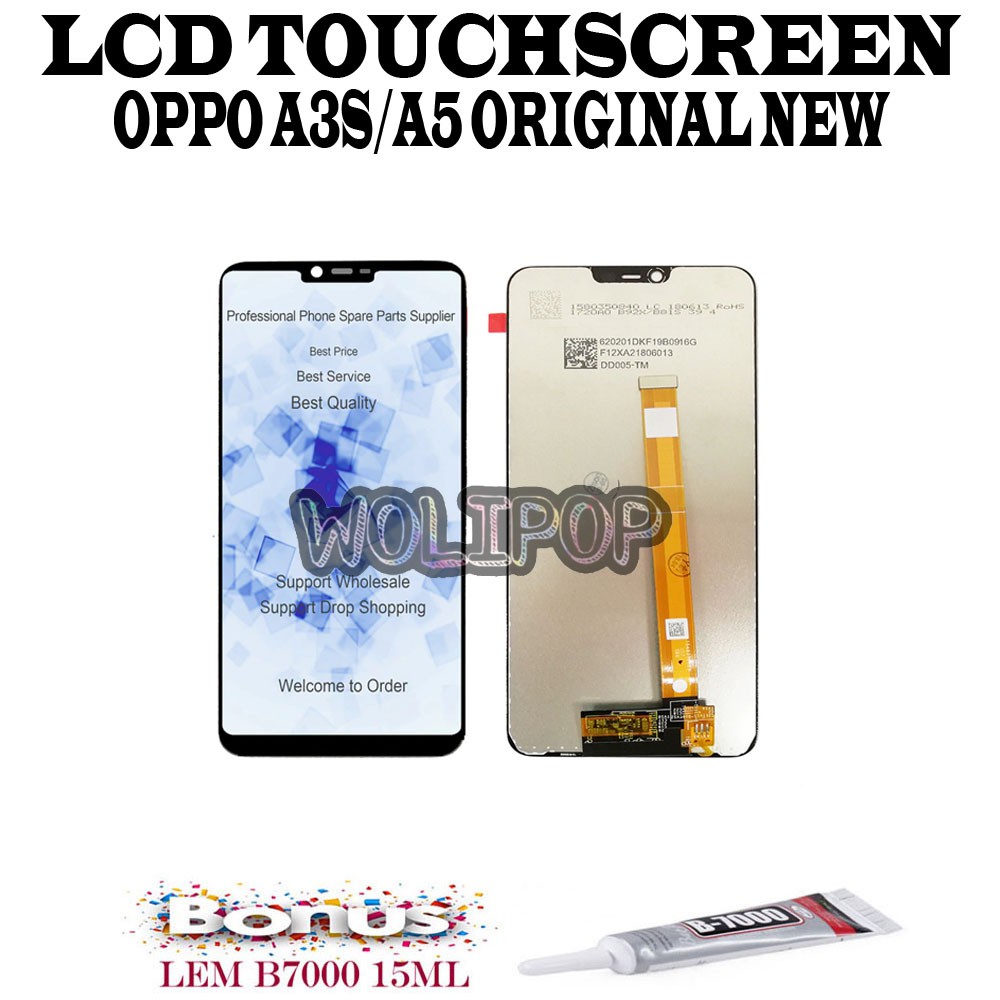 Jual BONUS LEM B7000 LCD TOUCHSCREEN OPPO A3S CPH1803 A5 CPH1805 ...