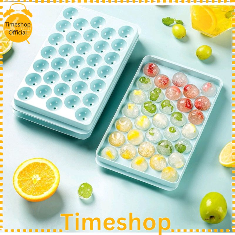 Jual TS Cetakan Es Batu Bulat 33 Round Ice Cube Tray / Cetakan Jelly ...