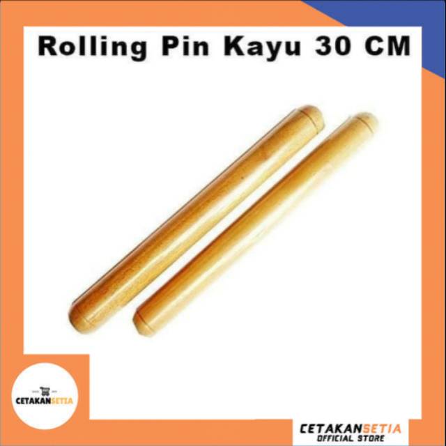 Jual Rolling Pin 30 Cm kayu | Shopee Indonesia