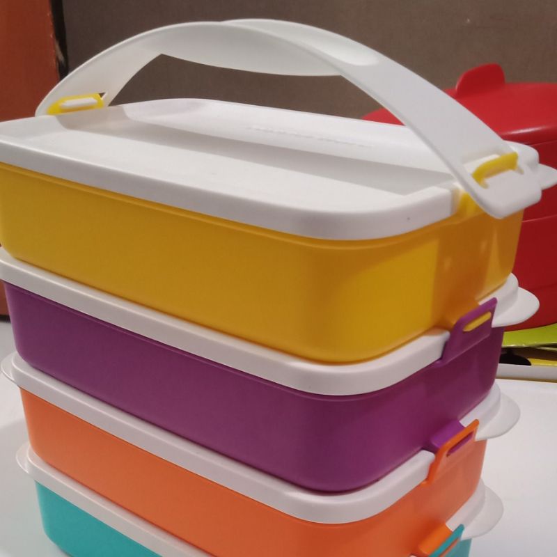 Jual tupperware rantang tmpat makanan (1 set 4 pcs) | Shopee Indonesia