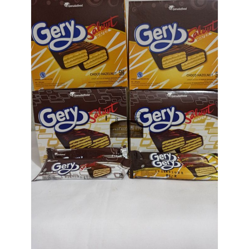 Jual GERY SALUT WAFER ORIGINAL/HAZELNUT | Shopee Indonesia