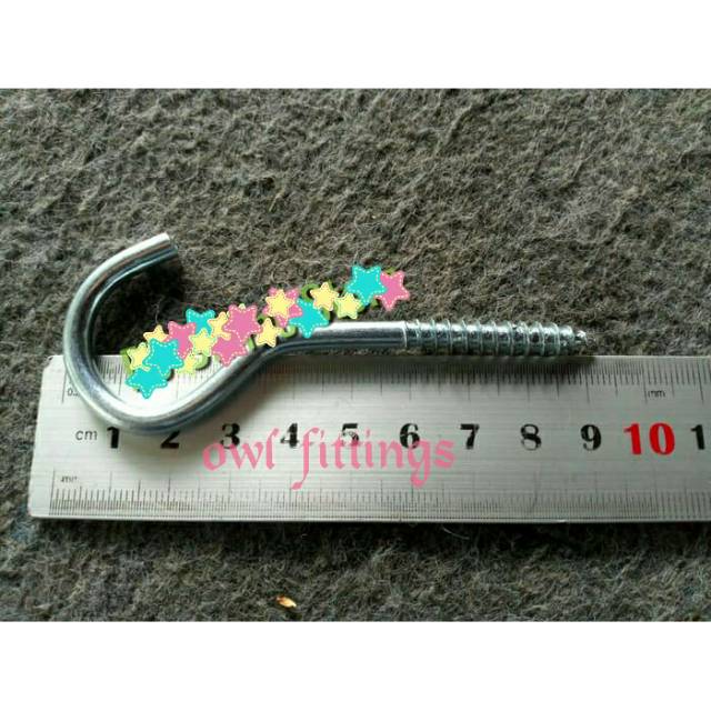 Jual Gantungan Model Pancing Besar L Kapstok Plafon ? Skrup Sangkar ...