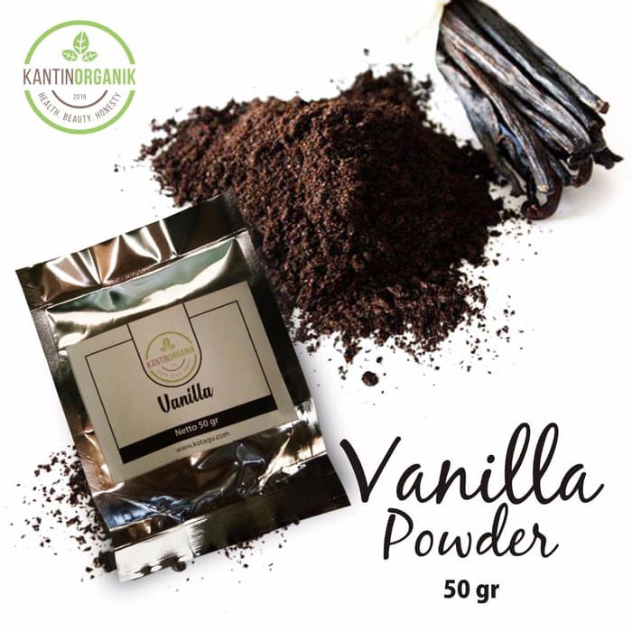 Jual Vanilla Powder Organic (Bubuk Vanilla Organik) 50gr Indonesia ...