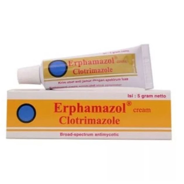 Jual ERPHAMAZOL CLOTRIMAZOLE KRIM 5GR | Shopee Indonesia
