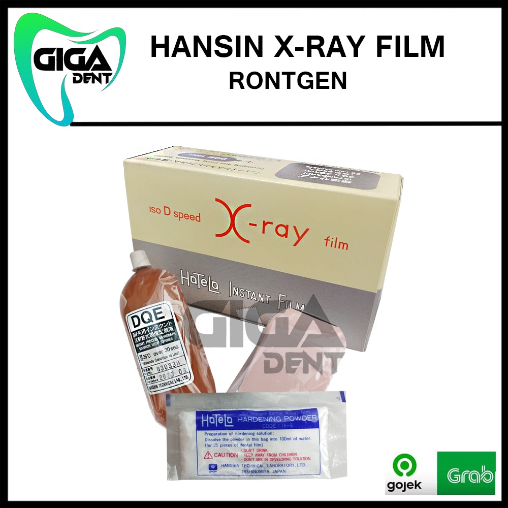 Jual HANSHIN DENTAL X RAY FILM RONTGEN HANSHIN / HANSIN | Shopee Indonesia