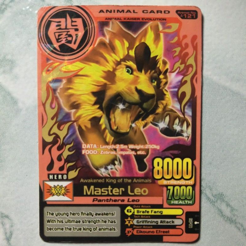 Jual Rare Card Collection Animal Kaiser Master Leo Evolution 2 | Shopee Indonesia