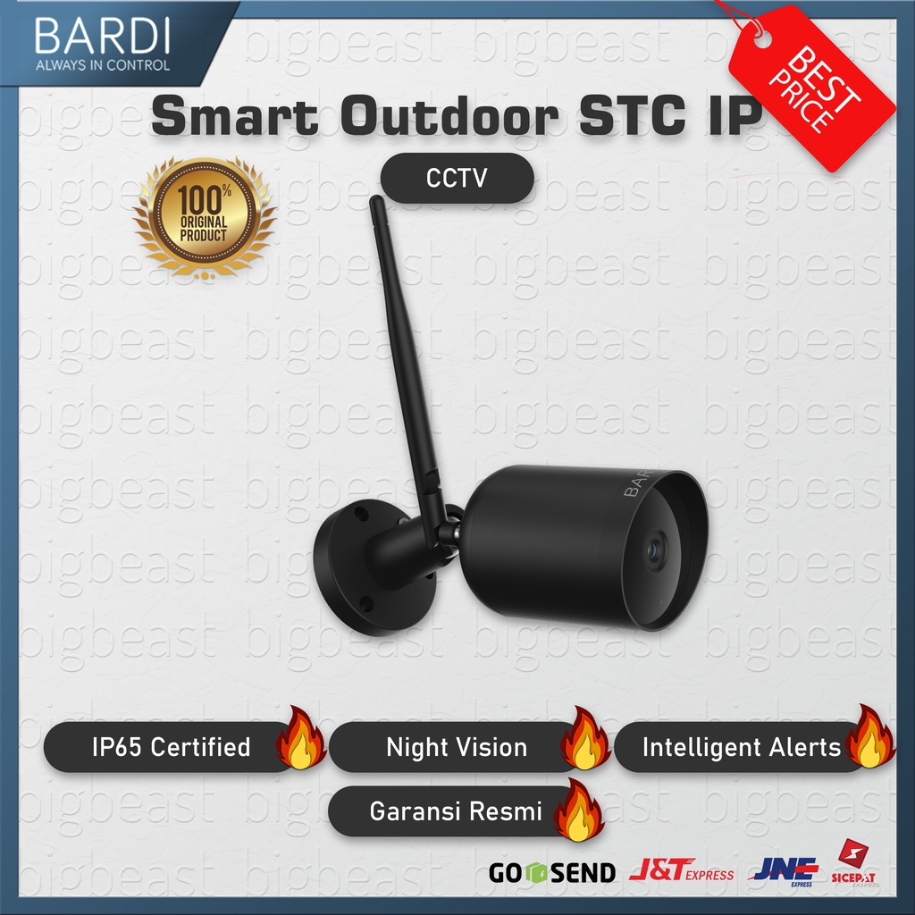 Jual BARDI Smart outdoor STC IP Camera CCTV Wifi IoT Home Automation | Shopee Indonesia