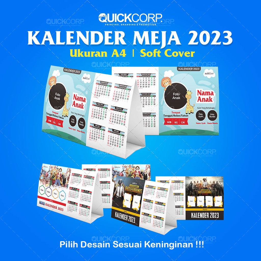 Jual Kalender Meja , Kalender Duduk, Kalender Meja Aesthetic, Promo ...