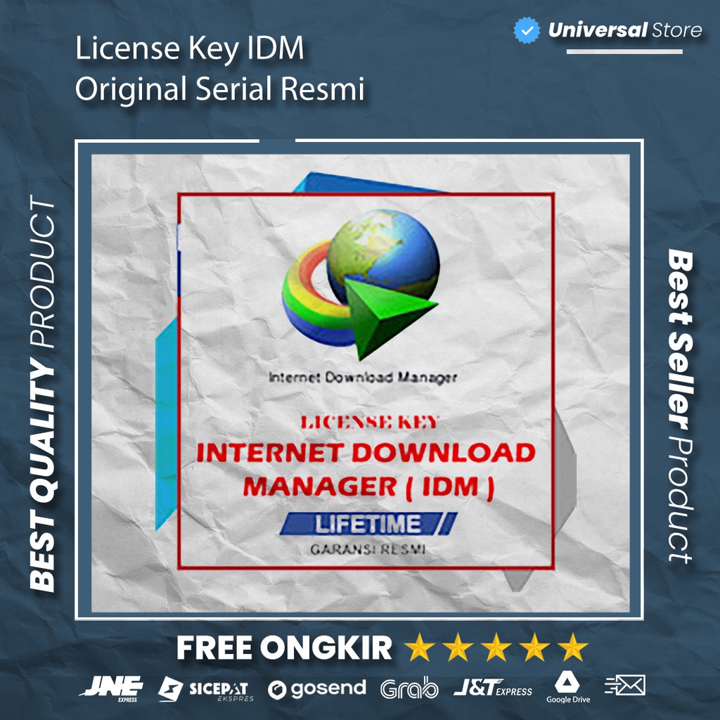 Jual Serial Key IDM Internet Download Manager Original License PRO ...