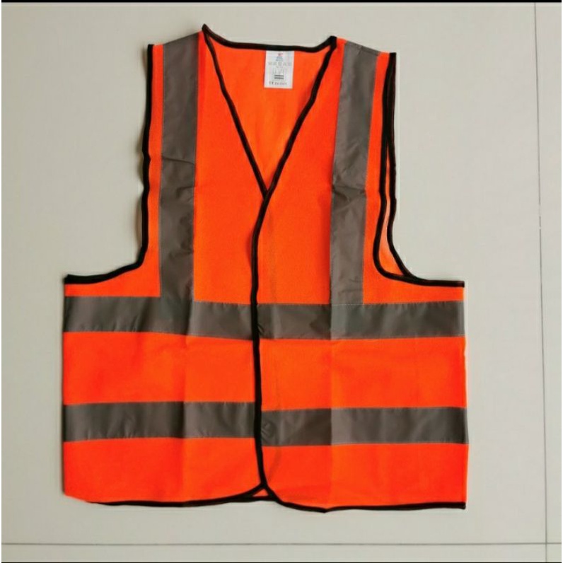 Jual Rompi polyester || Safety Rompi Proyek 4 lines | Shopee Indonesia
